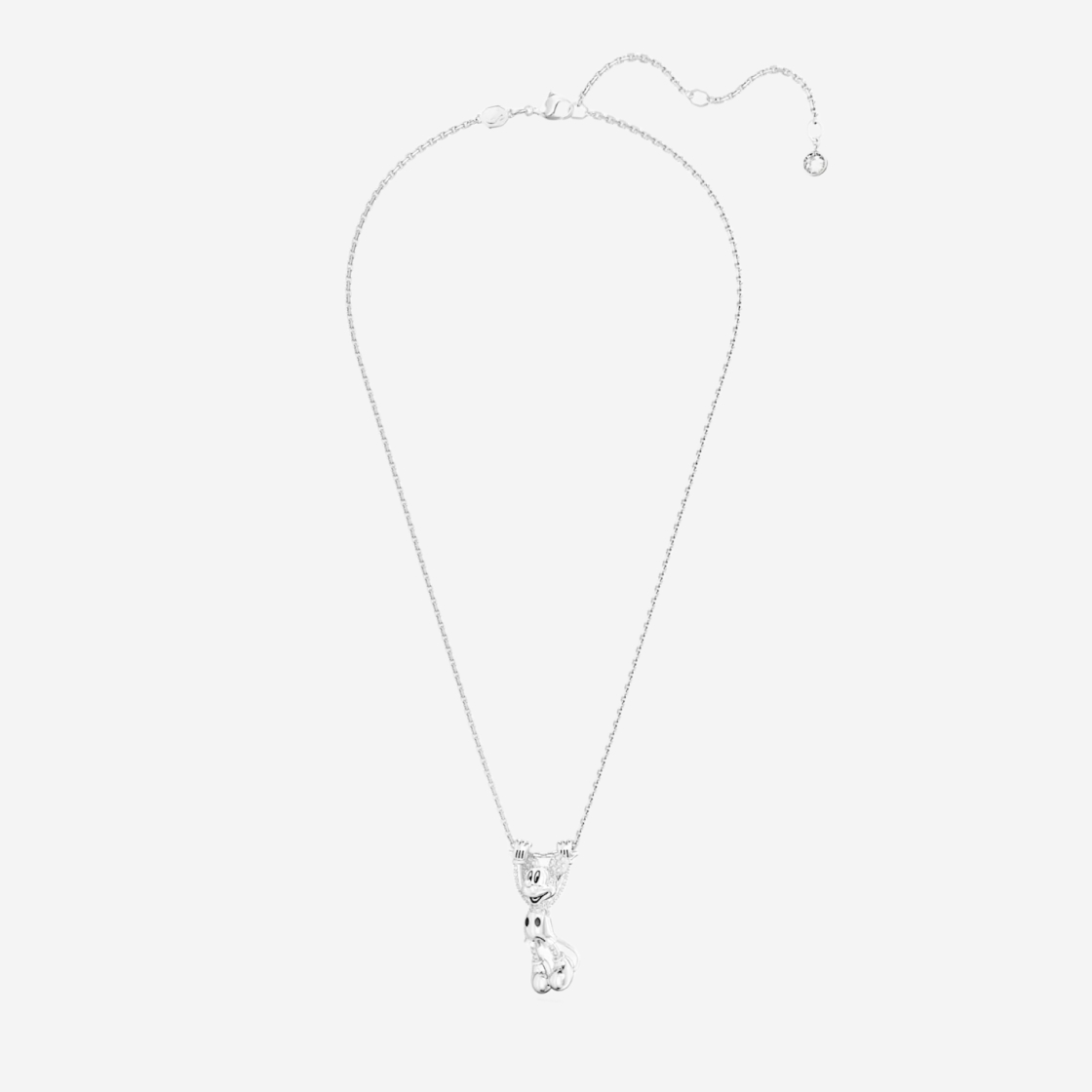 (W) 스와로브스키 디즈니 미키 마우스 펜던트 화이트 로듐 플래팅 | Swarovski | KREAM