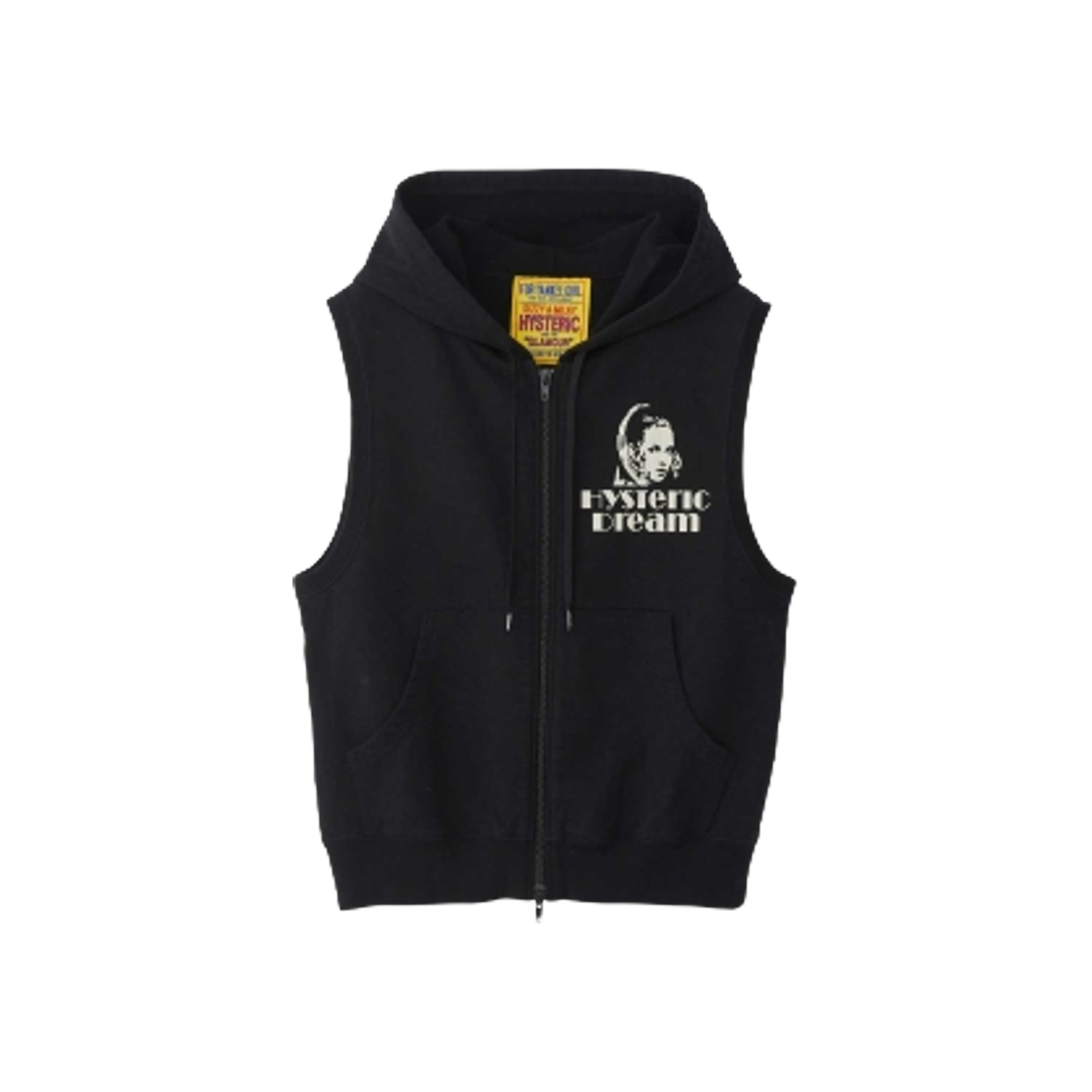 W 히스테릭 글래머 히스테릭 드림 베스트 블랙 Hysteric Glamour Kream