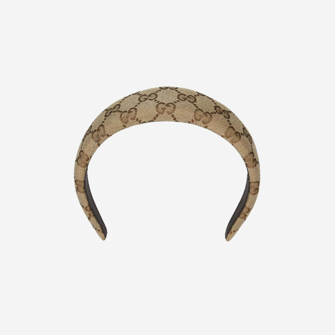 (W) 구찌 오리지널 GG 캔버스 헤어밴드 베이지 에보니 | Gucci | KREAM