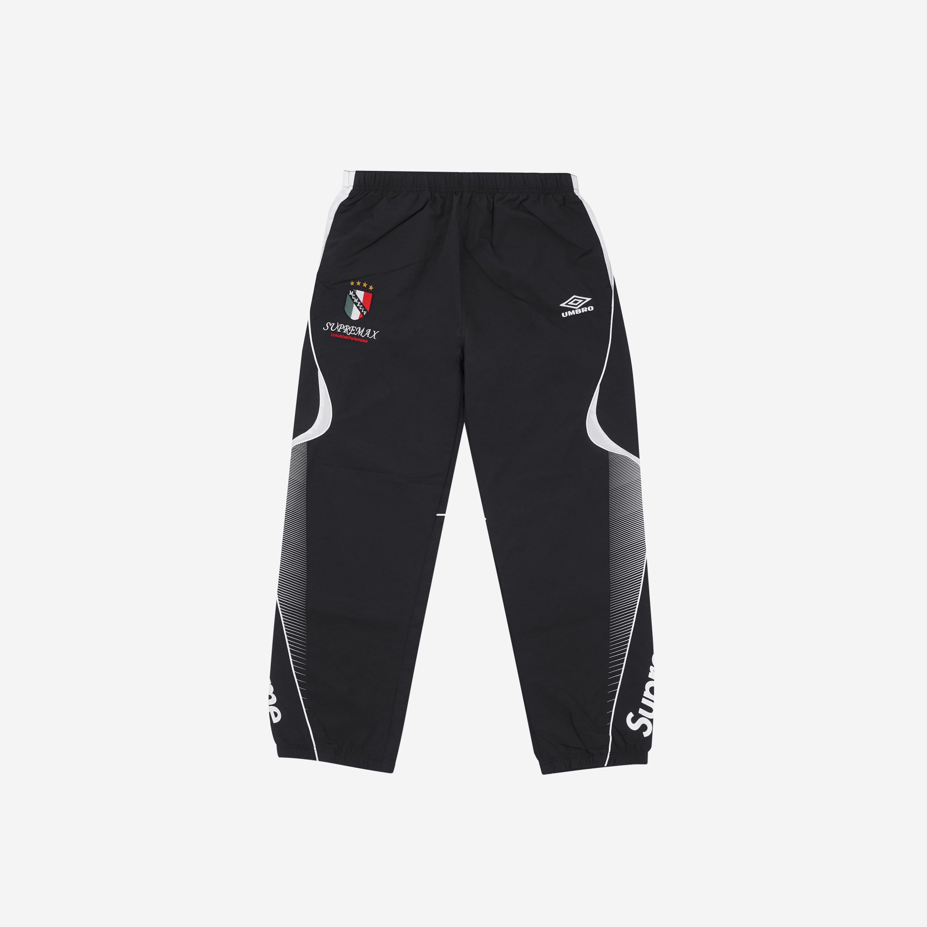 슈프림 x 엄브로 트랙 팬츠 블랙 - 22SS | KREAM
