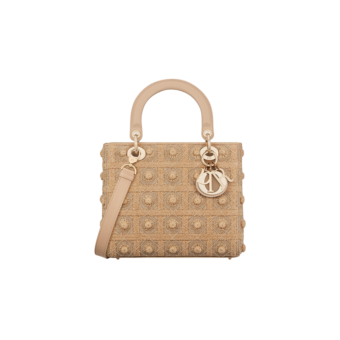 디올 미디움 레이디 백 내츄럴 까나쥬 모티프 | Dior | KREAM