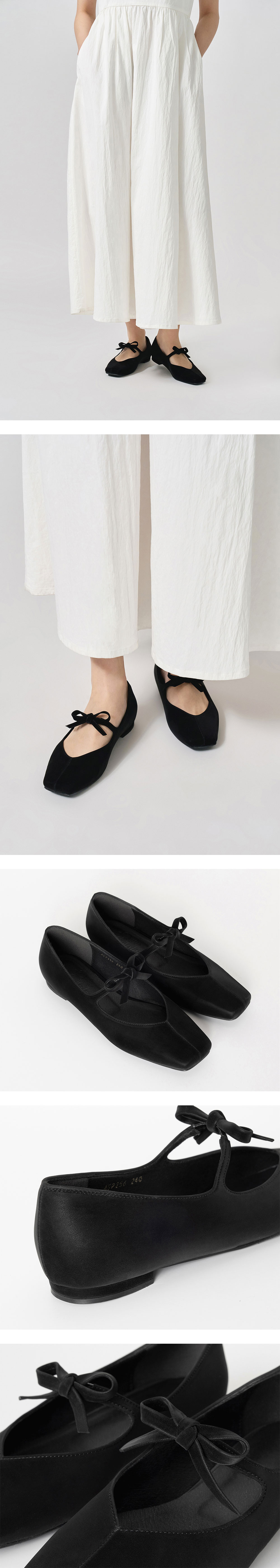 PVCS x 블루밍테일 리본 메리제인 파우더 블랙 | PVCS | KREAM