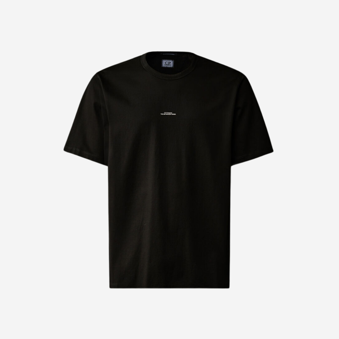 C.P. 컴퍼니 메트로폴리스 시리즈 머서라이즈드 저지 로고 배지 티셔츠 블랙 - 24SS | C.P. Company | KREAM