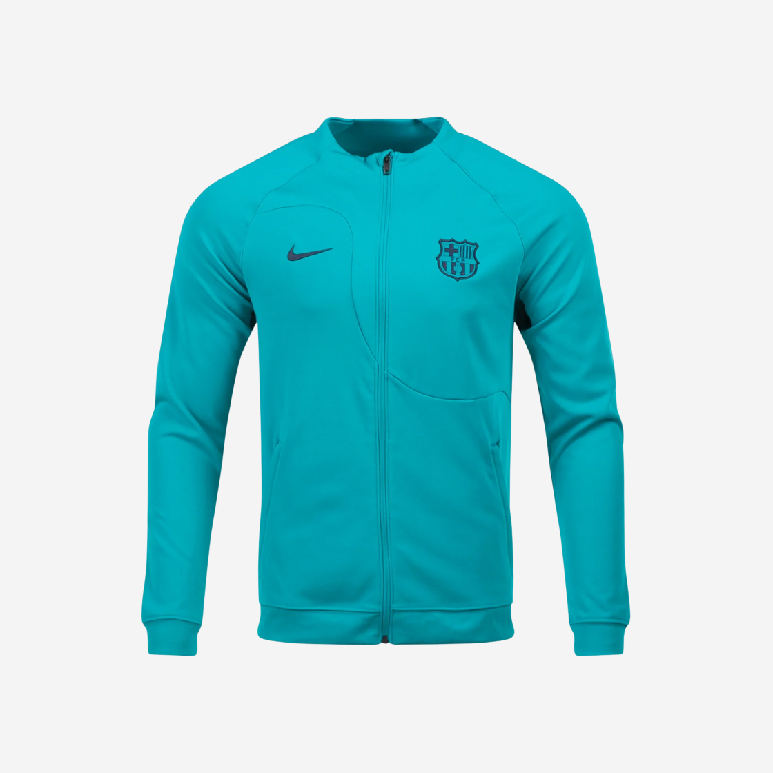 나이키 FC 바르셀로나 아카데미 프로 3rd 사커 니트 자켓 에너지 썬더 블루 | Nike | KREAM