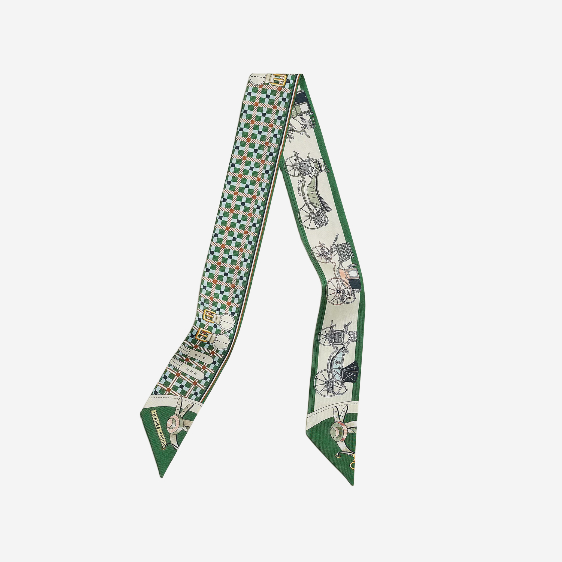 (W) 에르메스 레 부아츄 누벨 트윌리 에메로드 크렘 씨엘 | Hermes | KREAM