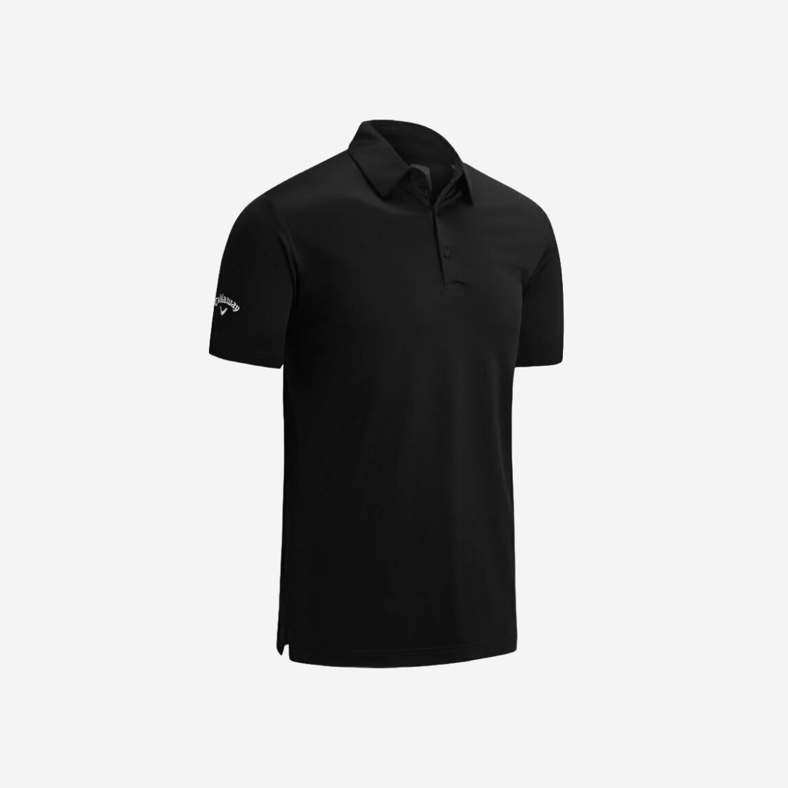 캘러웨이 스윙 테크 솔리드 폴로 셔츠 블랙 | Callaway | KREAM