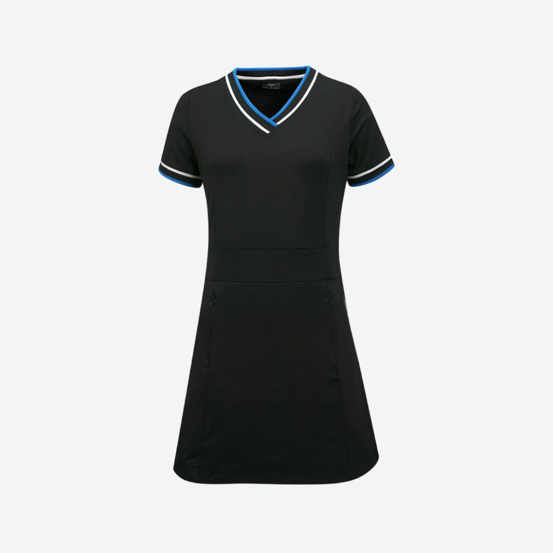 (W) 캘러웨이 브이넥 컬러 블록 드레스 캐비어 | Callaway | KREAM