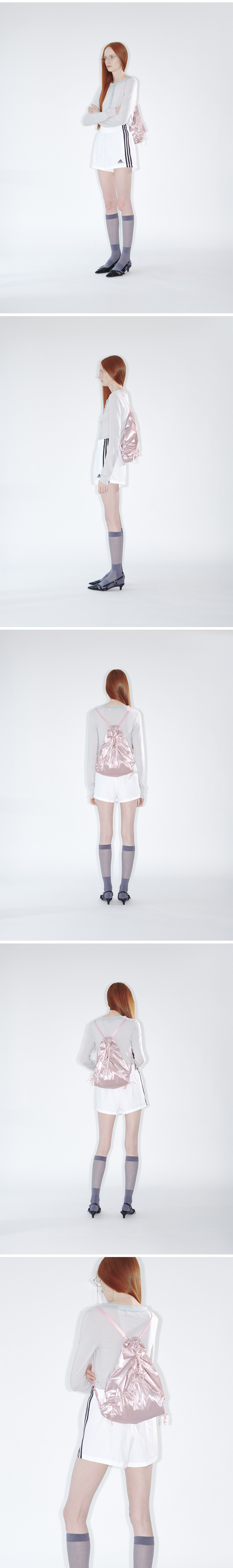 페넥 리본 스트링 백 라이트핑크 | Fennec | KREAM