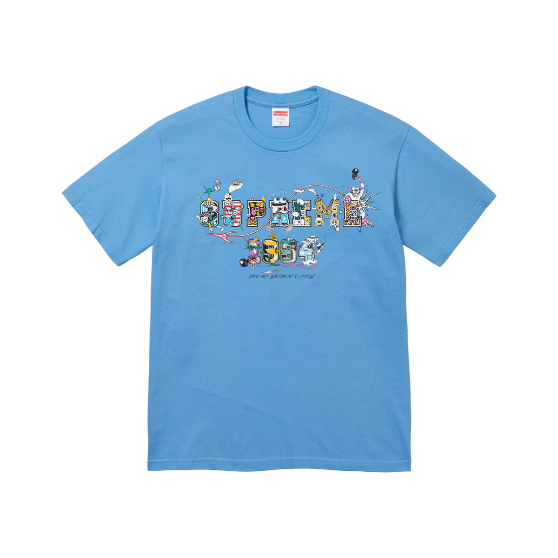 슈프림 바시티 티셔츠 브라이트 블루 - 24SS | Supreme | KREAM