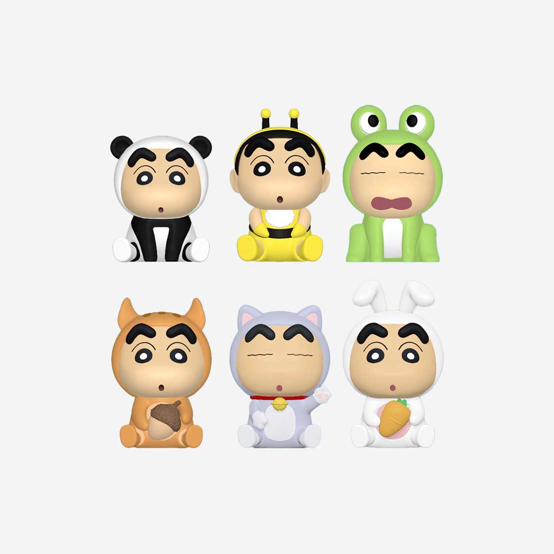 짱구는 못말려 동물피규어 6종세트 | Crayon Shin Chan | KREAM