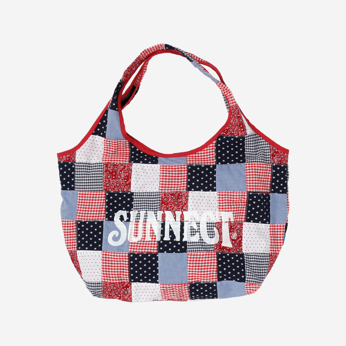 써넥트 마드라스 쇼퍼백 레드 | SUNNECT | KREAM