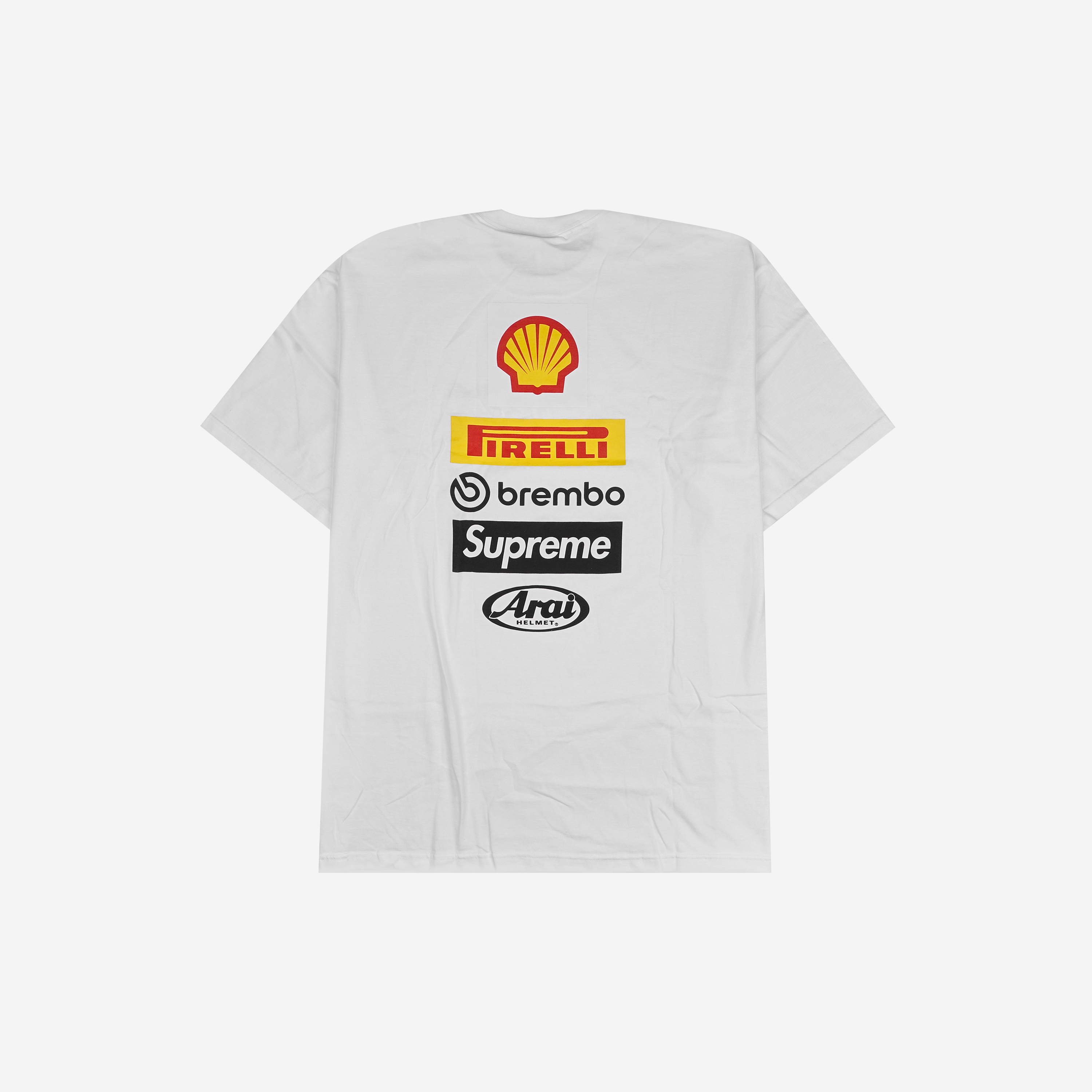 슈프림 x 두카티 로고 티셔츠 화이트 - 24SS | KREAM