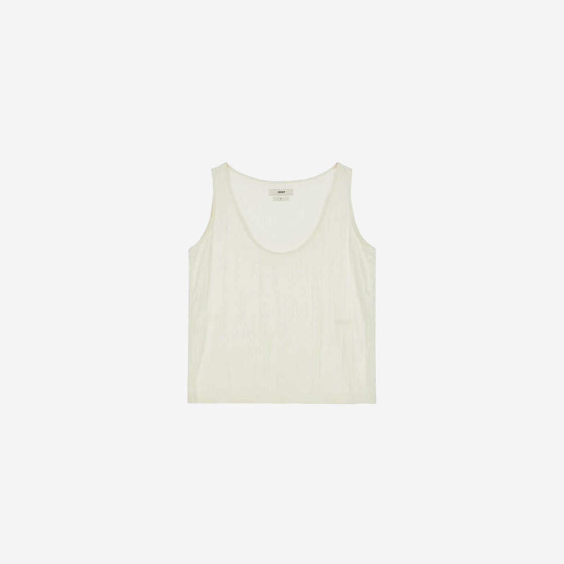 (W) 다이닛 미니멀 슬리브리스 아이보리 | Deinet | KREAM