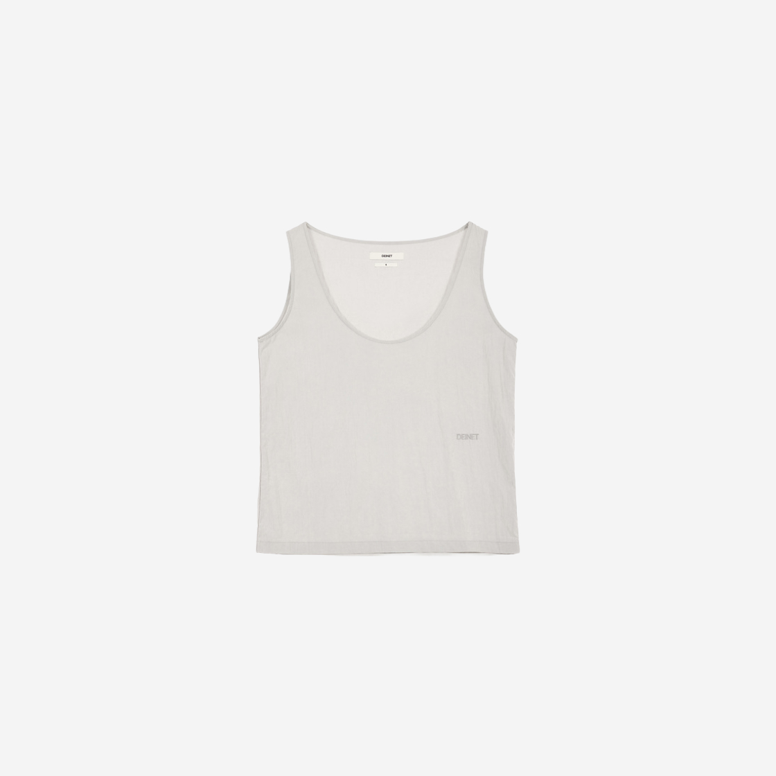 (W) 다이닛 미니멀 슬리브리스 그레이 | Deinet | KREAM