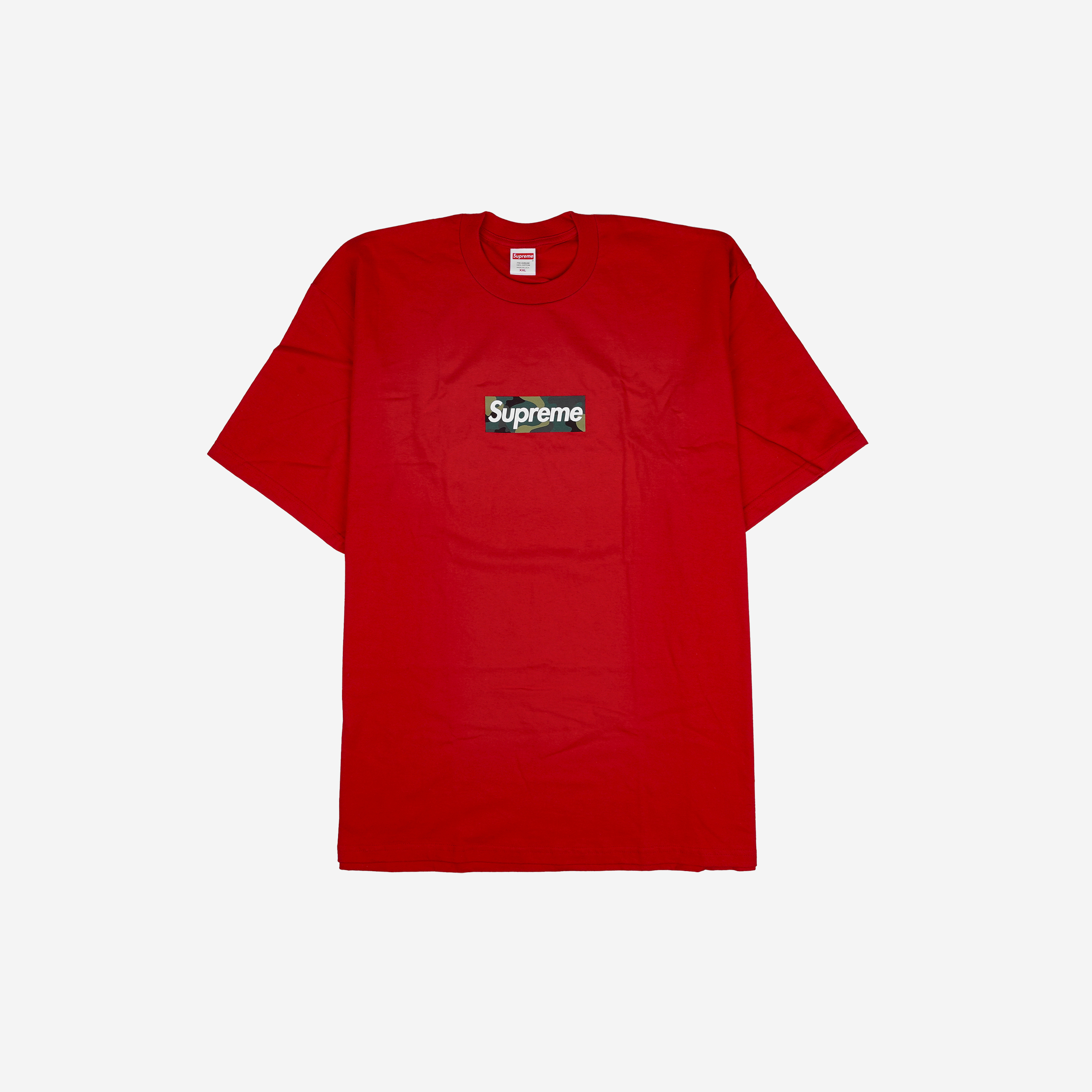 슈프림 박스로고 티셔츠 레드 - 23FW | KREAM