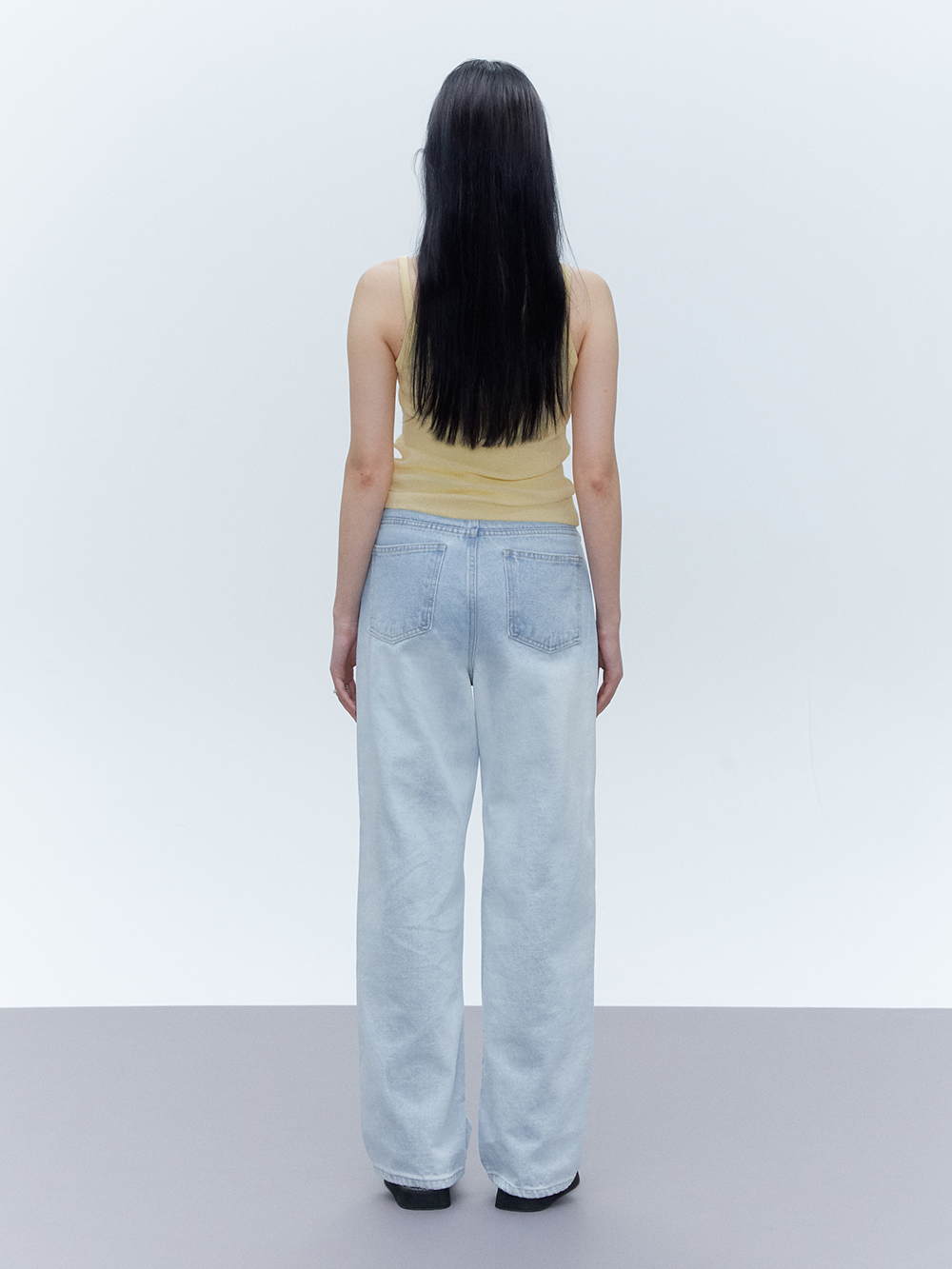영오 릴렉스 데님 팬츠 라이트 블루 | YOUNGOH | KREAM