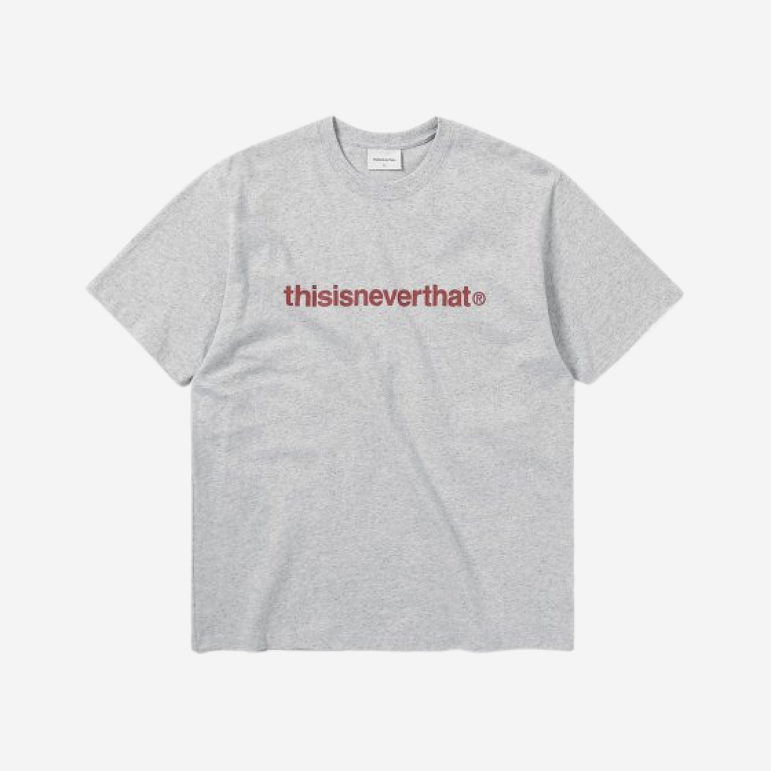 디스이즈네버댓 T-로고 티셔츠 헤더 그레이 | Thisisneverthat | KREAM
