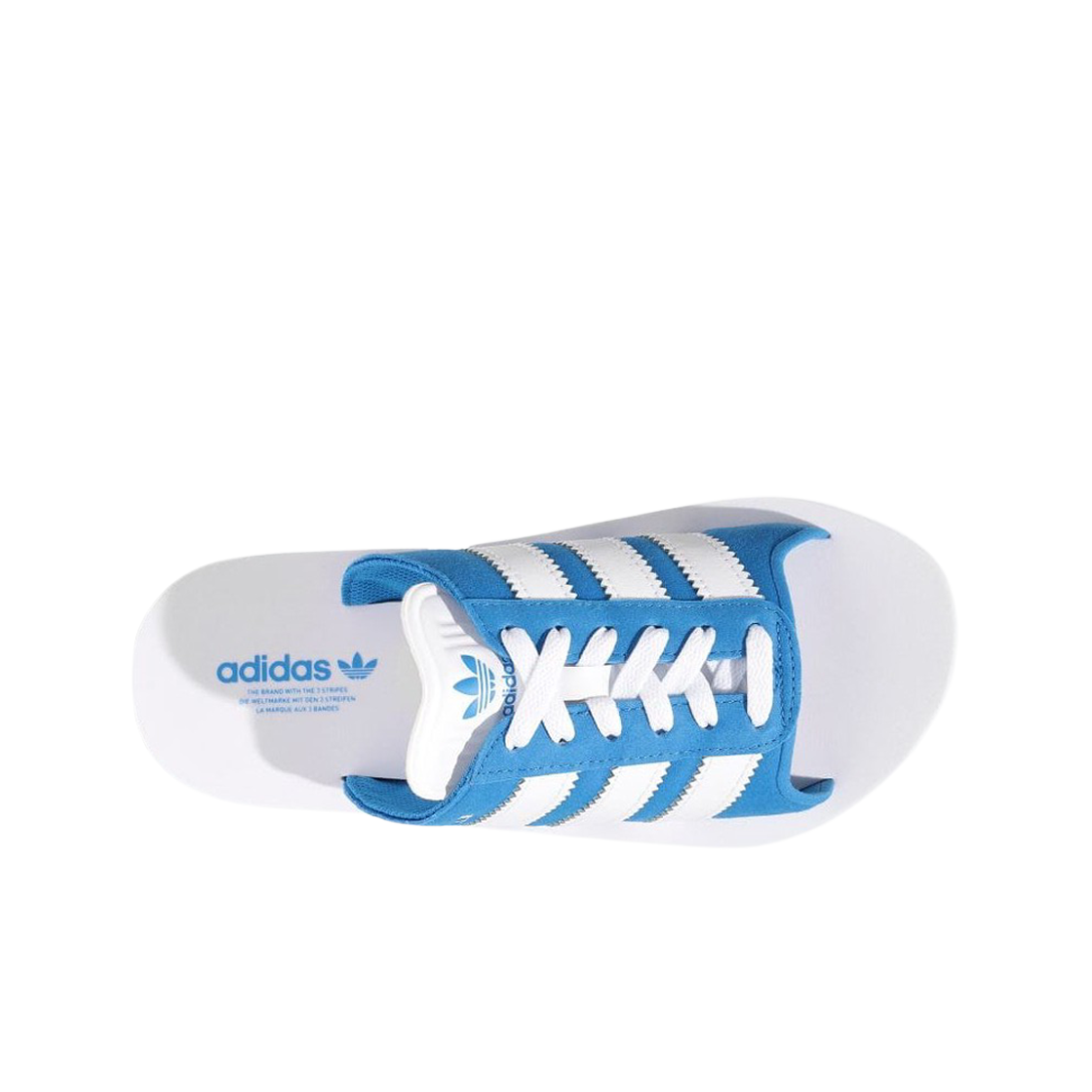 아디다스 가젤 비치 슬라이드 블루버드 화이트 | Adidas | KREAM