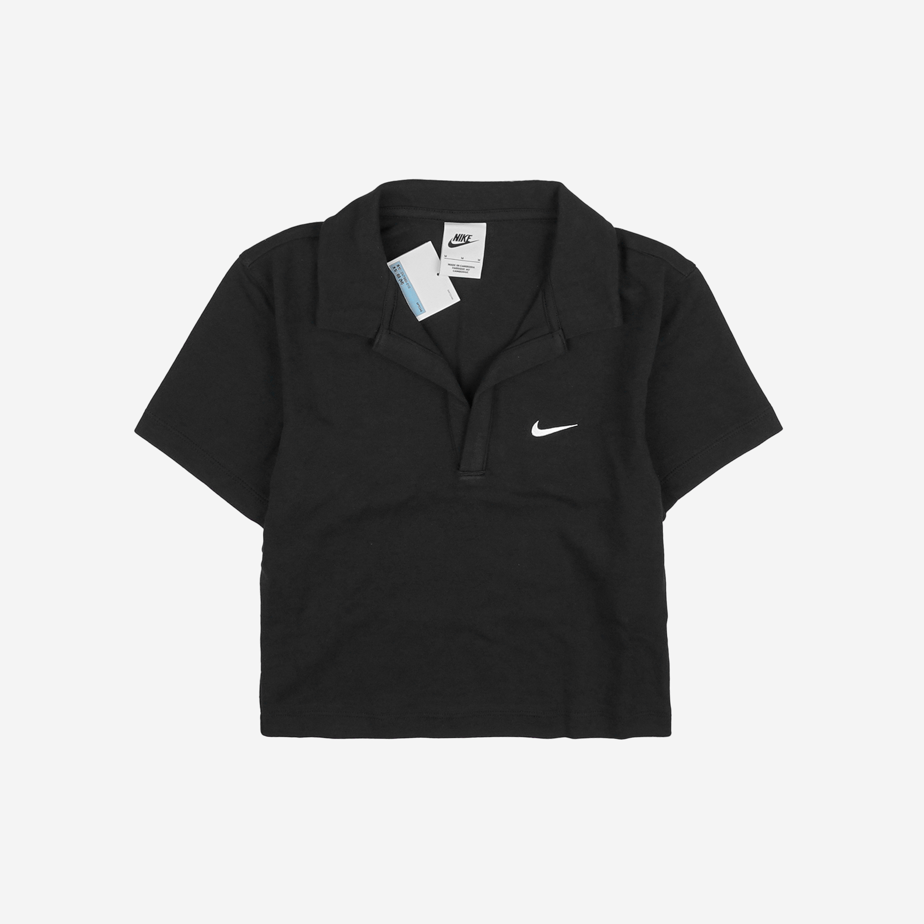 (W) 나이키 NSW 에센셜 숏슬리브 폴로 탑 - 아시아 | KREAM