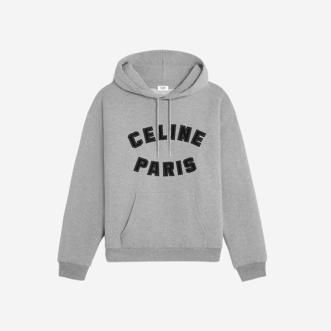 셀린느 코튼 플리스 파리 루즈 후드 그레이 멜란지 | Celine | KREAM