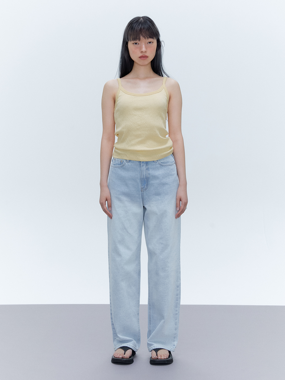 영오 릴렉스 데님 팬츠 라이트 블루 | YOUNGOH | KREAM