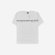 스투시 x CDG 라구나 비치 티셔츠 화이트 | KREAM