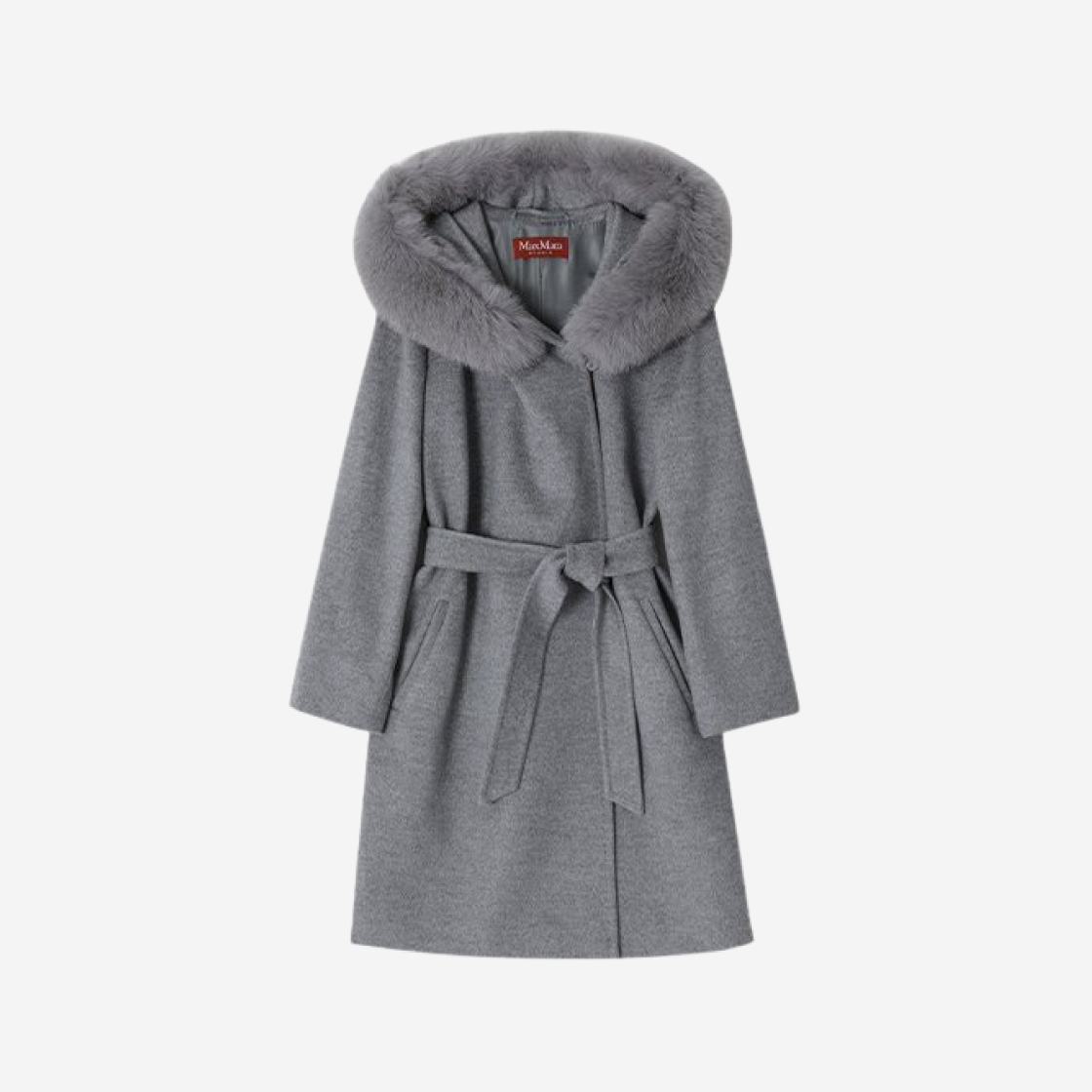 W 막스마라 스튜디오 망고 울 코트 그레이 Max Mara Kream