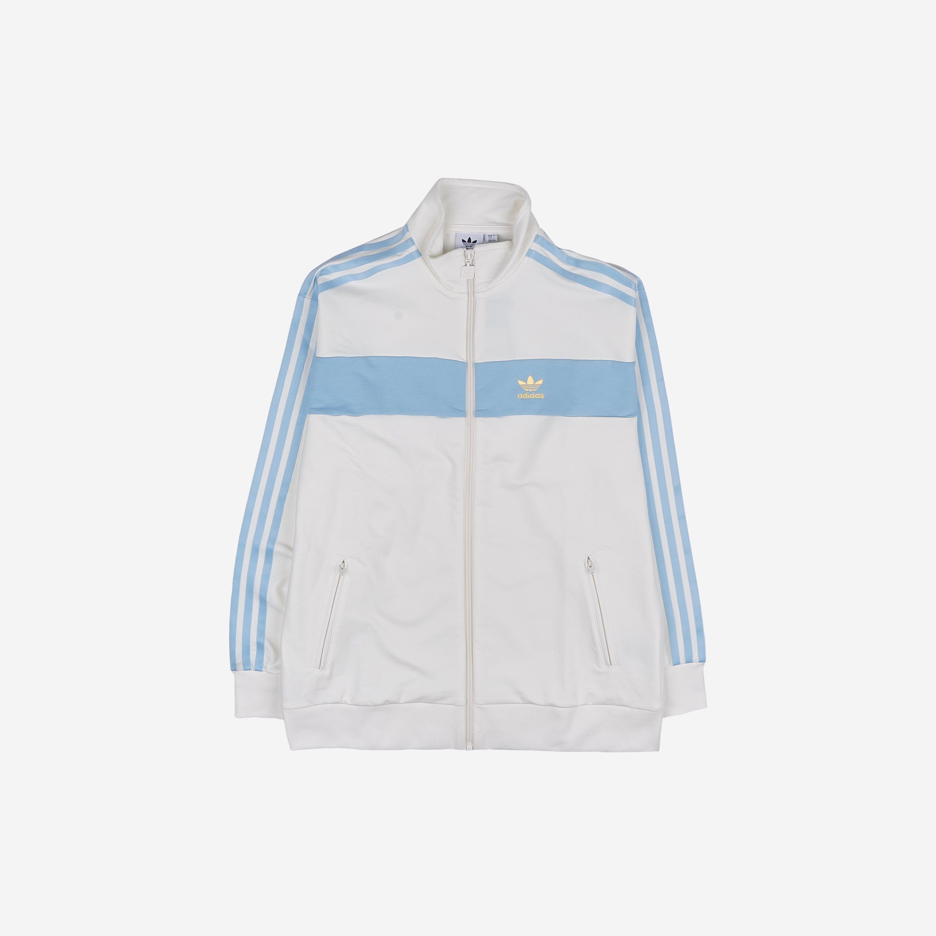 (W) 아디다스 컬러블록 트랙탑 오프 화이트 - KR 사이즈 | KREAM