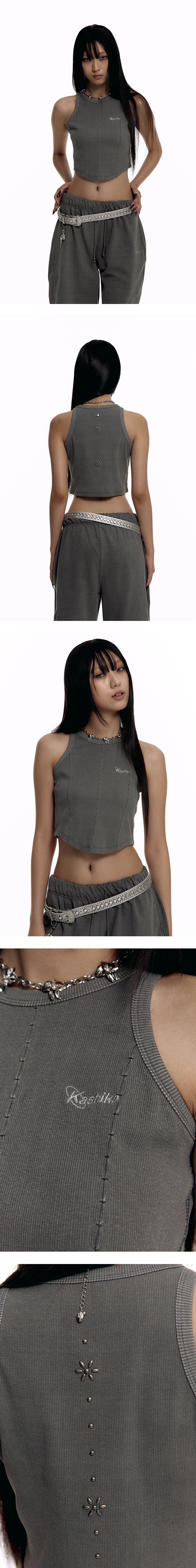 카시코 컴피 몽크 탑 챠콜 | Kashiko | KREAM