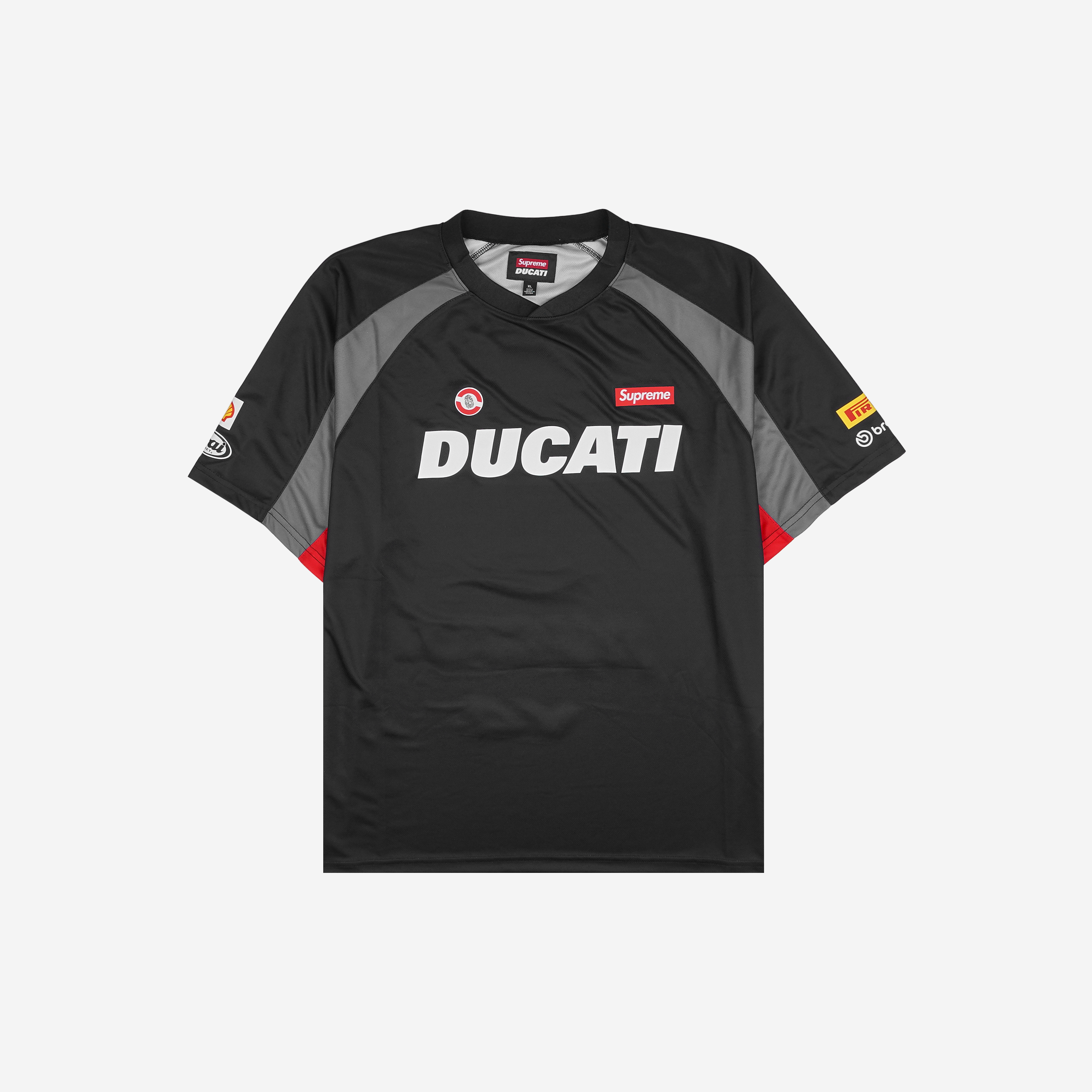 슈프림 x 두카티 사커 저지 블랙 - 24SS | KREAM