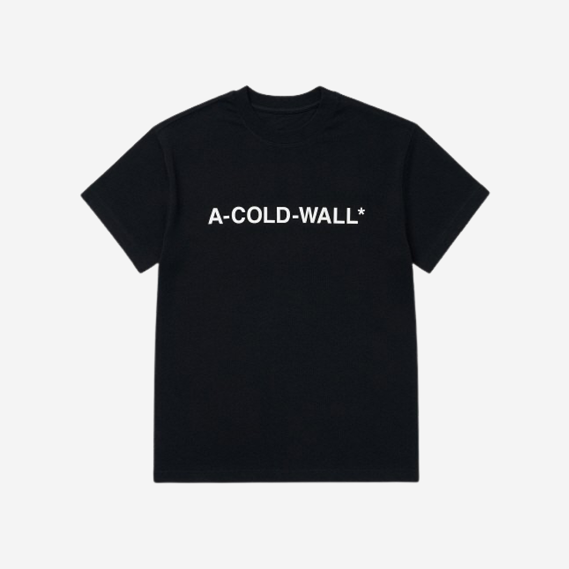 어콜드월 에센셜 로고 티셔츠 블랙 | A Cold Wall | KREAM