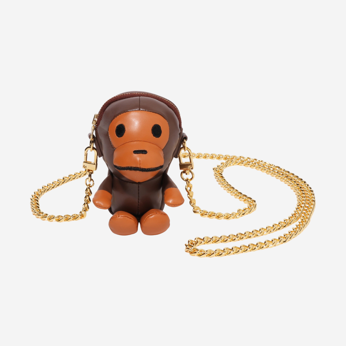 베이프 마일로 프렌즈 미니 숄더백 브라운 | BAPE | KREAM