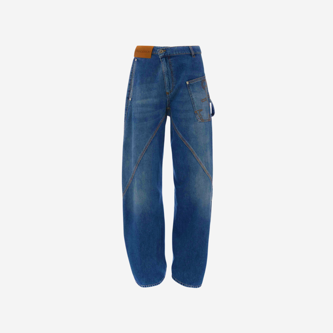 JW 앤더슨 트위스트 워크웨어 데님 진 라이트 블루 | JW Anderson | KREAM
