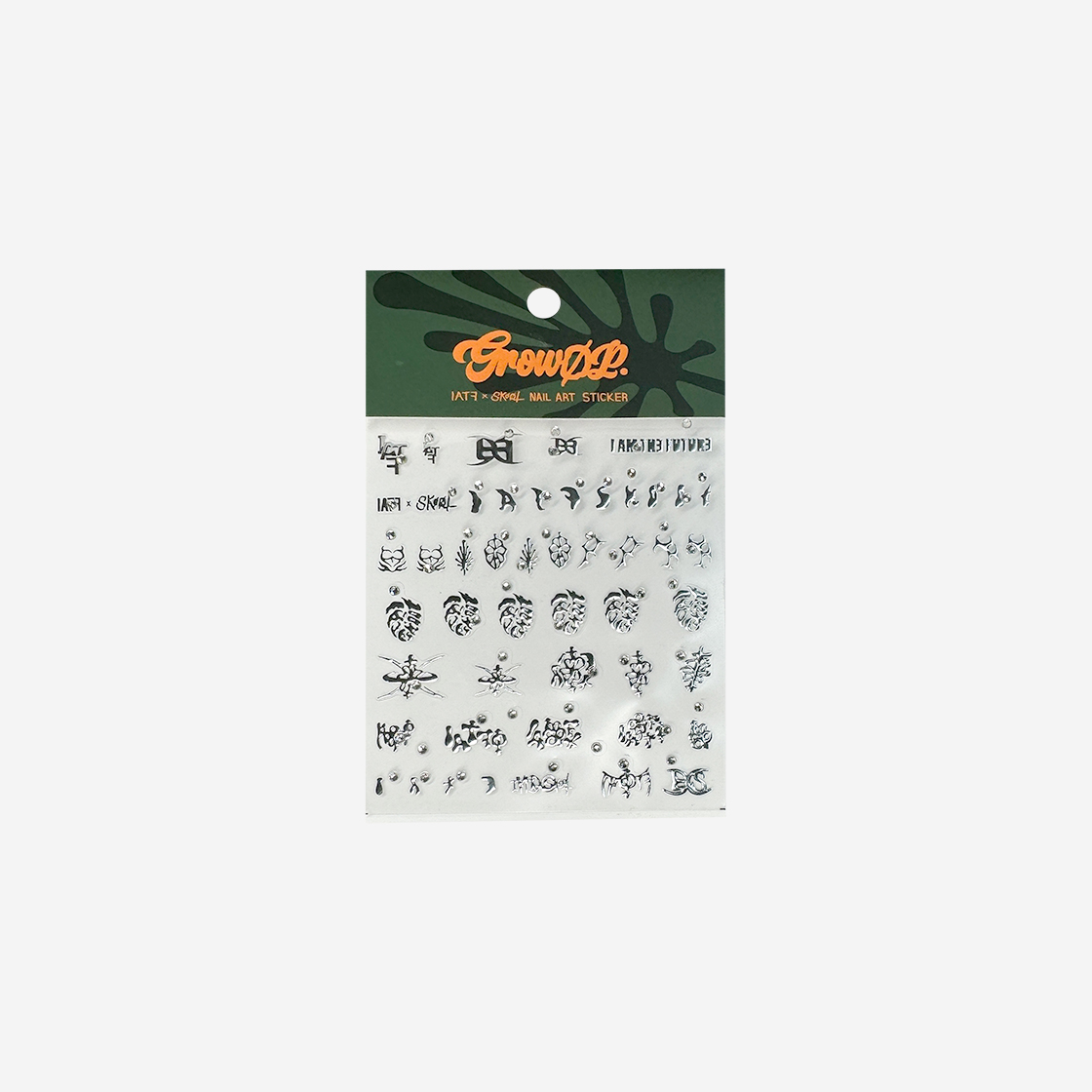 아이엠더퓨처 x 스쿠읏 그로우 옵 네일 스티커 실버 | IAMTHEFUTURE | KREAM