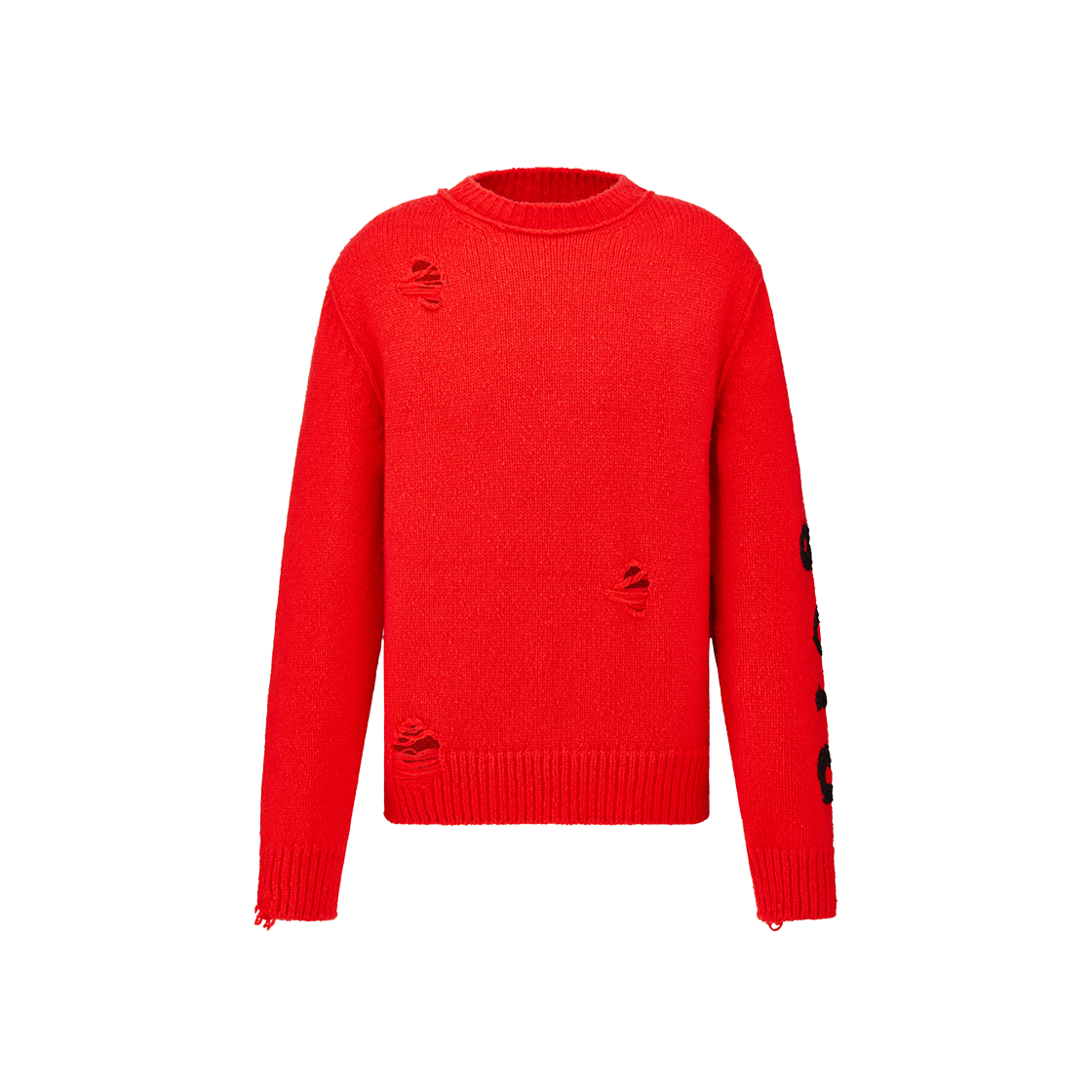 디올 x 오타니 워크샵 울 캐시미어 저지 스웨터 레드 | Dior | KREAM