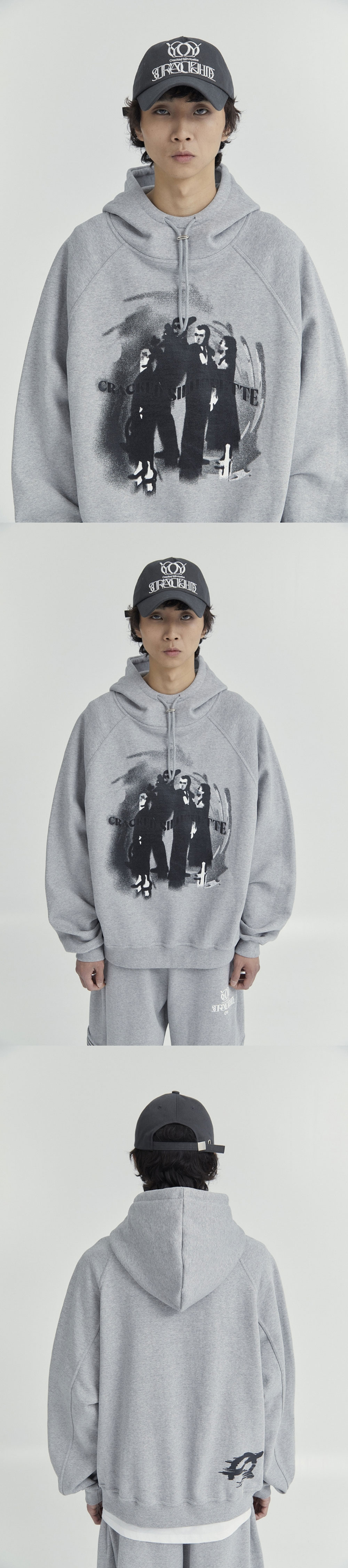 오와이 카오스 피플 후드 그레이 | OY | KREAM