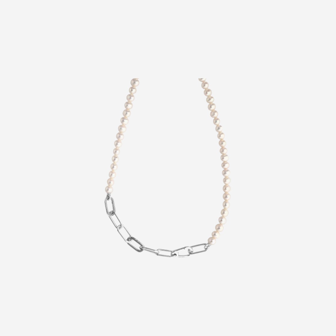 (W) 판도라 미 트리티드 프레쉬워터 컬쳐드 펄 네클리스 스털링 실버 화이트 | Pandora | KREAM