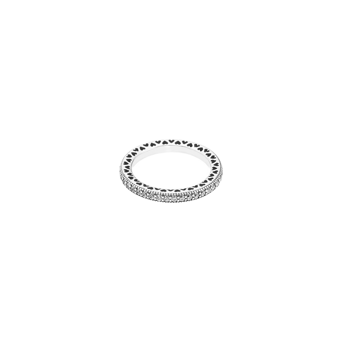 (W) 판도라 스파클 & 하트 링 스털링 실버 | Pandora | KREAM