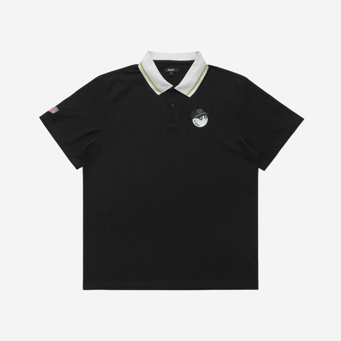 말본 골프 x 태그 호이어 피케 폴로 셔츠 블랙 | Malbon Golf | KREAM