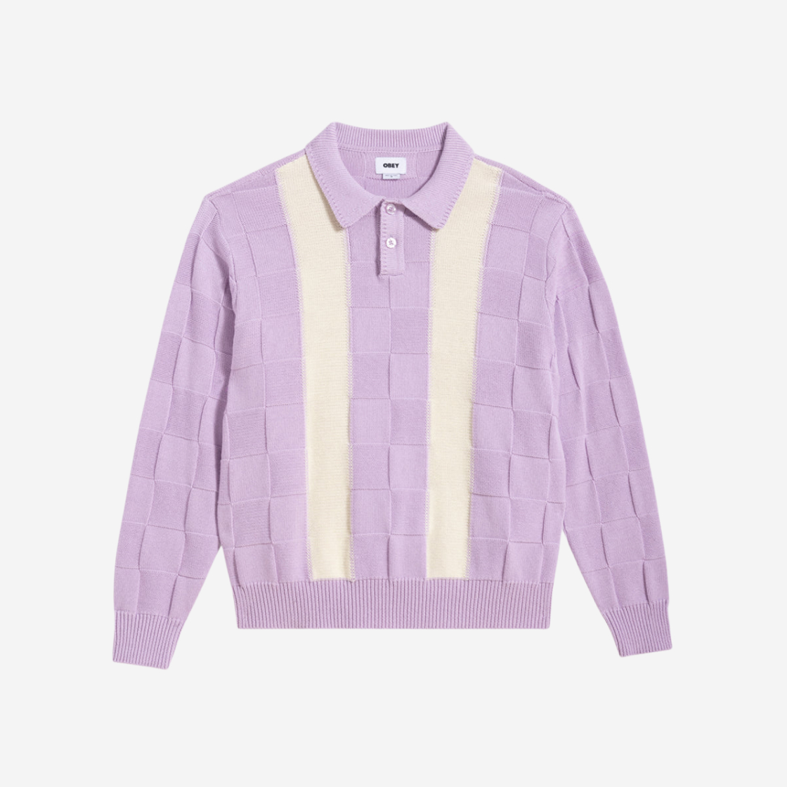 오베이 알버트 폴로 스웨터 오키드 페탈 멀티 | Obey | KREAM