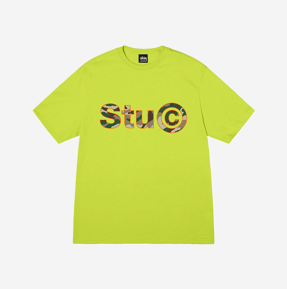 스투시 Stu C. 카모 티셔츠 키라임 | Hype Clothing | KREAM