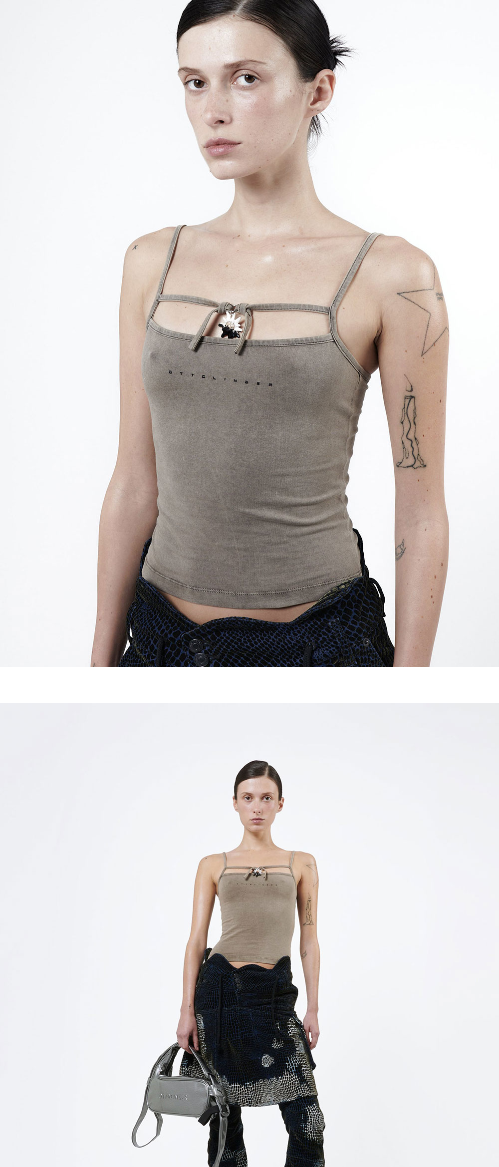 오토링거 우먼 참드 탑 라이트 브라운 | Ottolinger | KREAM