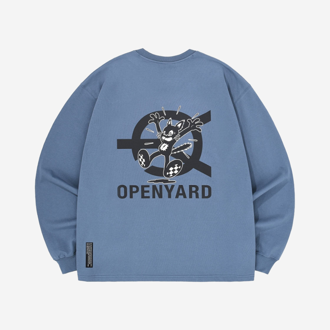 오와이 블랙 캣 롱슬리브 빈티지 블루 | OY | KREAM