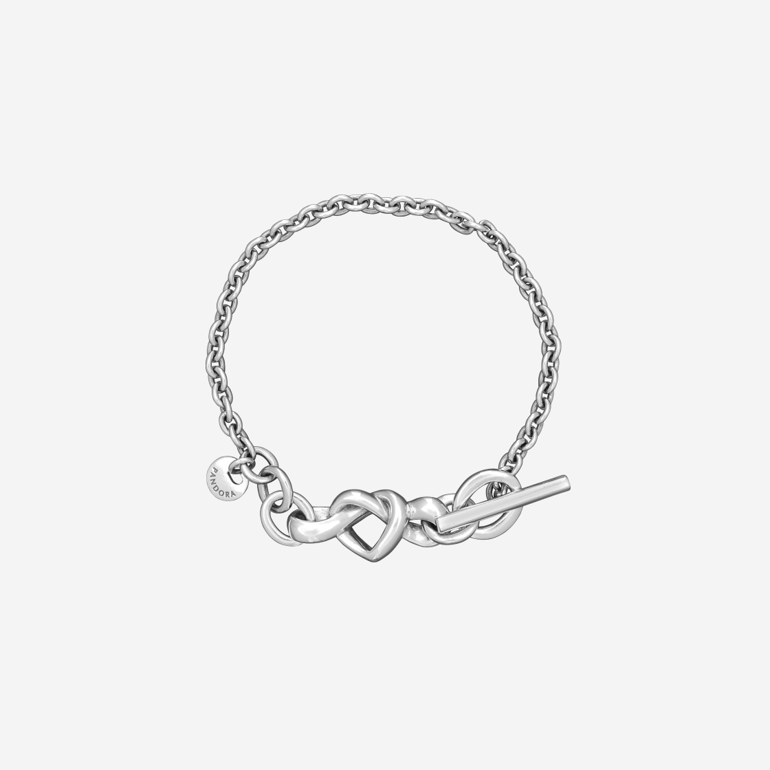 (W) 판도라 하트 T 바 브레이슬릿 스털링 실버 | Pandora | KREAM