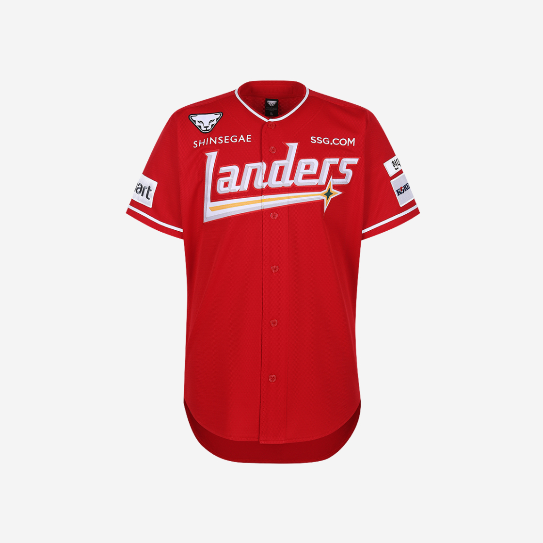 다이나핏 SSG 랜더스 2024 어센틱 어웨이 유니폼 레드 (논 마킹 버전) | Dynafit | KREAM