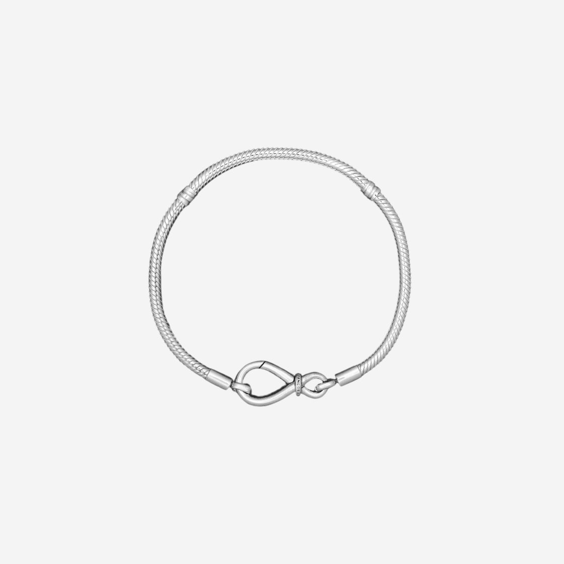 (W) 판도라 모먼트 인피니티 노트 스네이크 체인 브레이슬릿 스털링 실버 | Pandora | KREAM