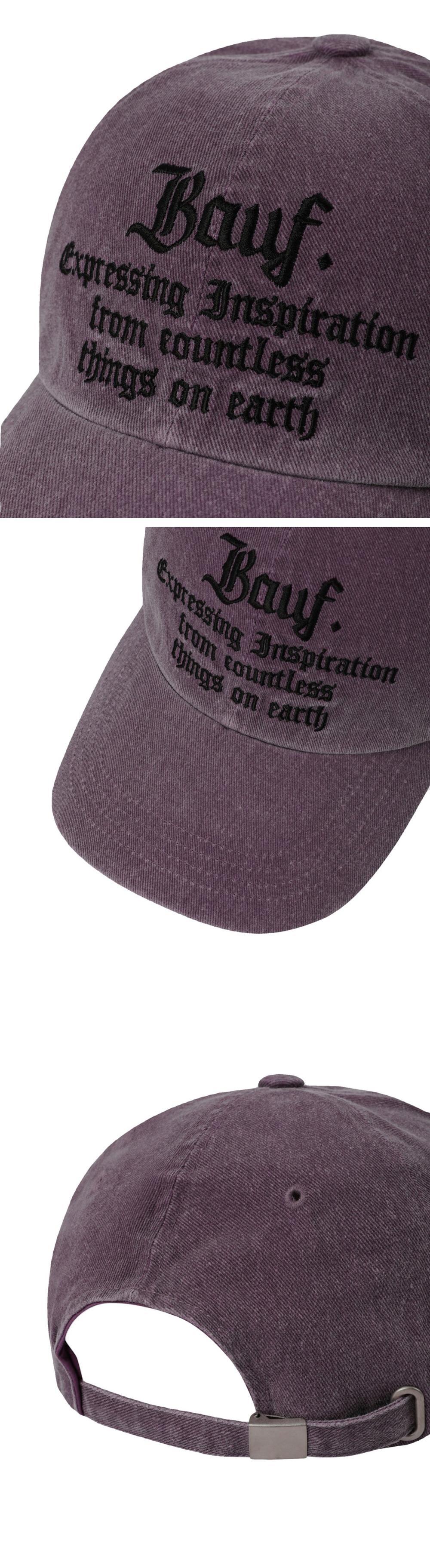 바우프 B 빈티지 워싱 볼캡 워시드 퍼플 | BAUF | KREAM