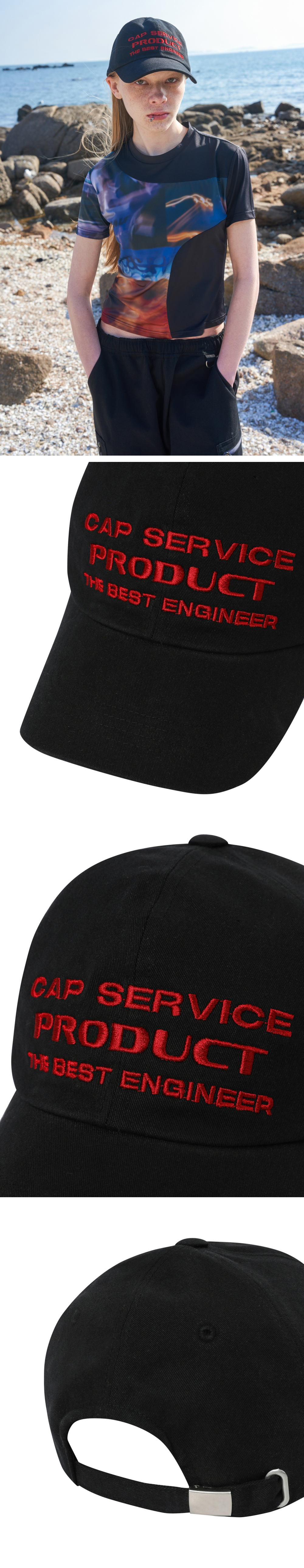 바우프 캡 프로덕트 볼캡 블랙 | BAUF | KREAM