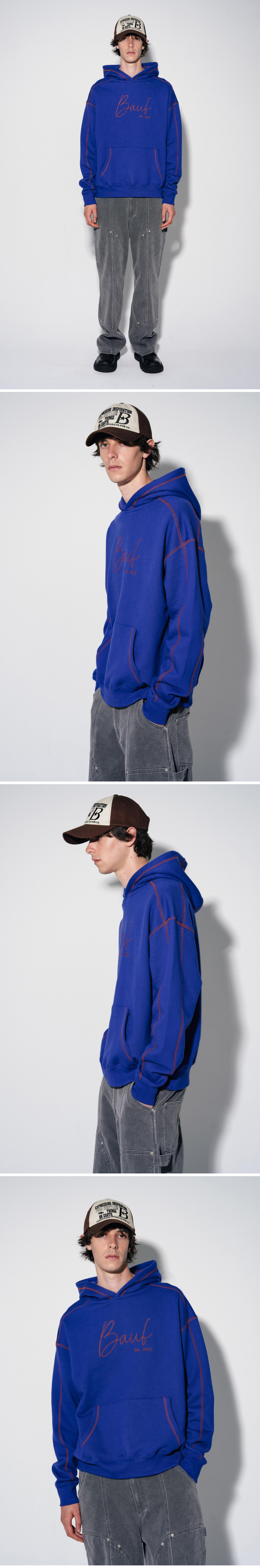 바우프 B 로고 볼캡 브라운 | BAUF | KREAM