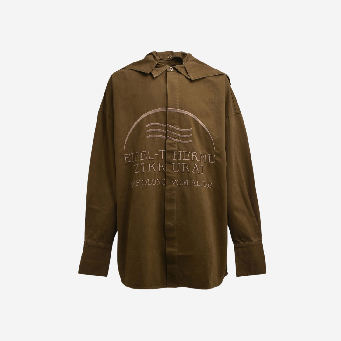 노페이스 스튜디오 지쿠라트 OS 셔츠 카키 | No/Faith Studios | KREAM